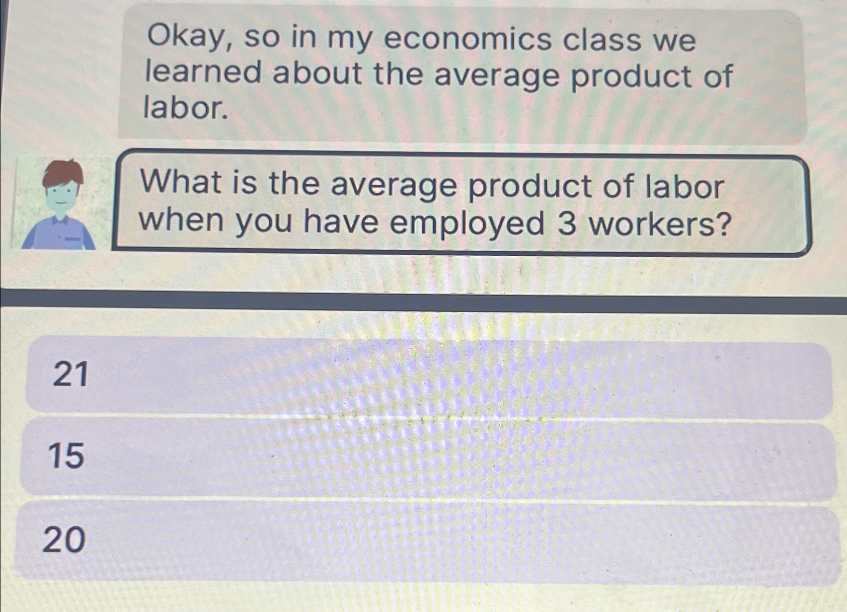 Solved Okay, so in my economics class we learned about the | Chegg.com