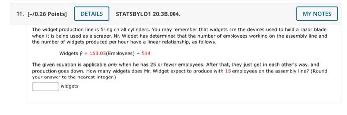Solved The widget production line is firing on all | Chegg.com