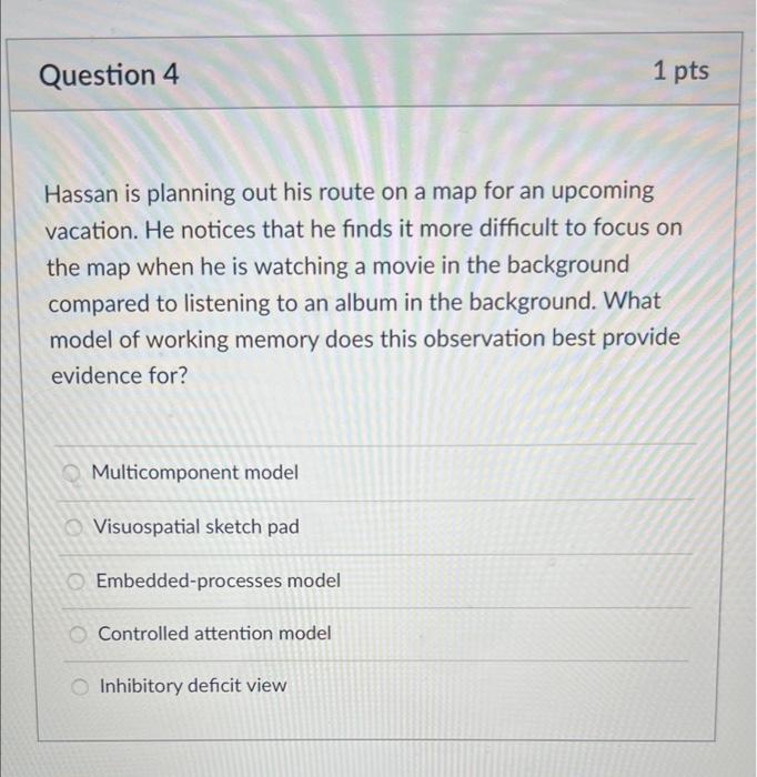 Solved Hassan is planning out his route on a map for an | Chegg.com
