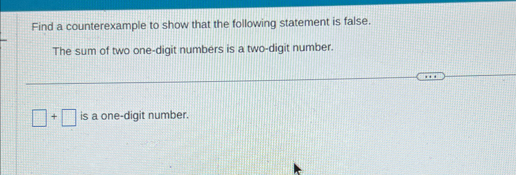 Solved Find a counterexample to show that the following | Chegg.com