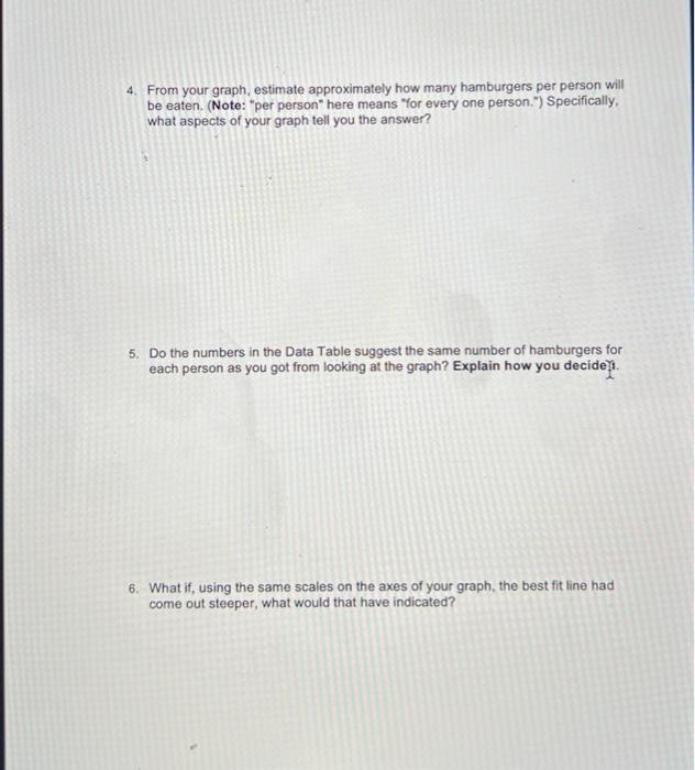 Solved 5. Suppose you have the following data regarding the | Chegg.com