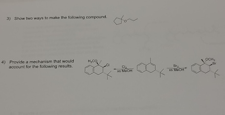 Solved by an EXPERT 3 ﻿& 4 ﻿Please draw and explain every step of these | Chegg.com
