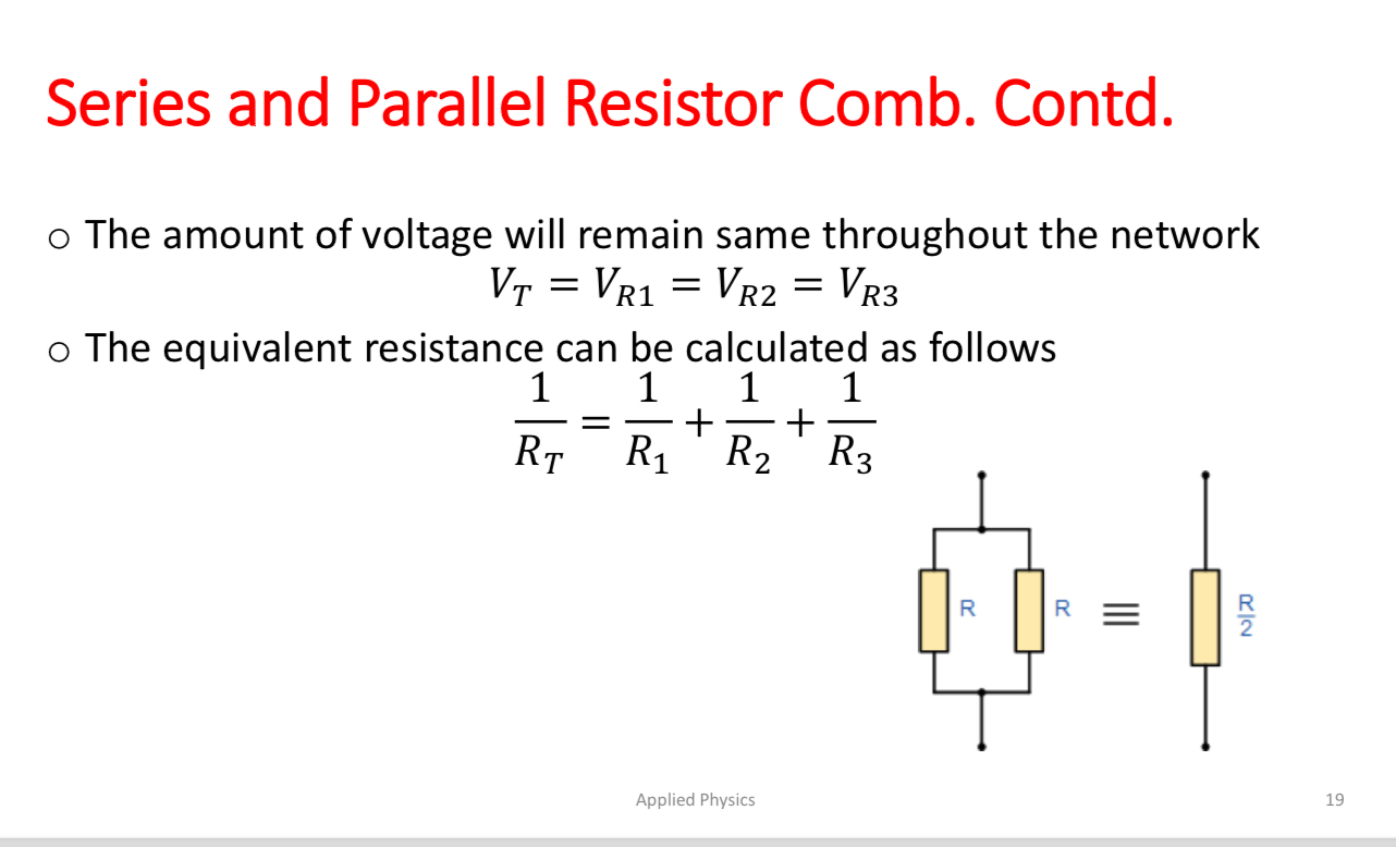 Solved Series and Parallel Resistor Comb. Contd.O The amount | Chegg.com