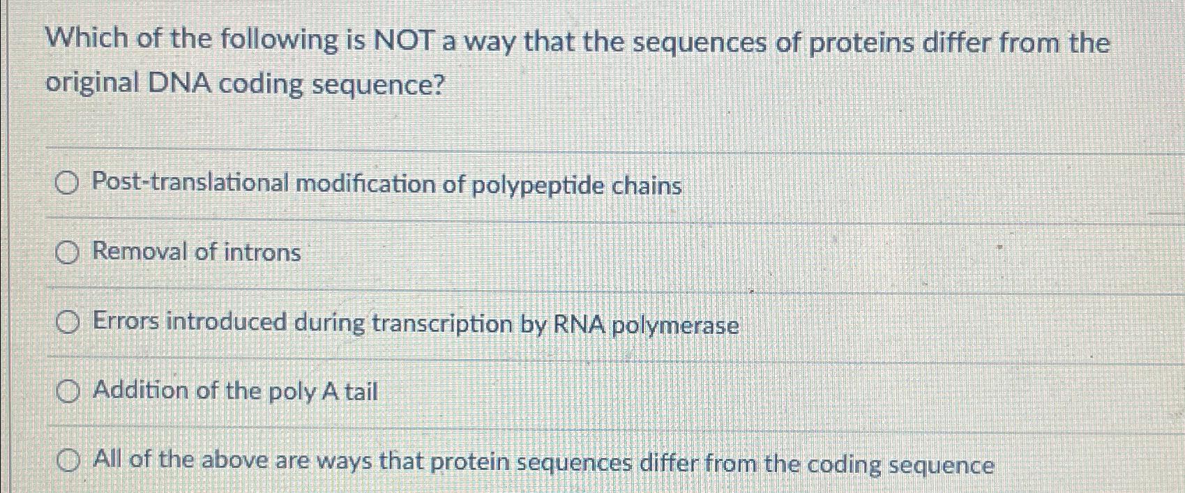 Solved Which of the following is NOT a way that the | Chegg.com