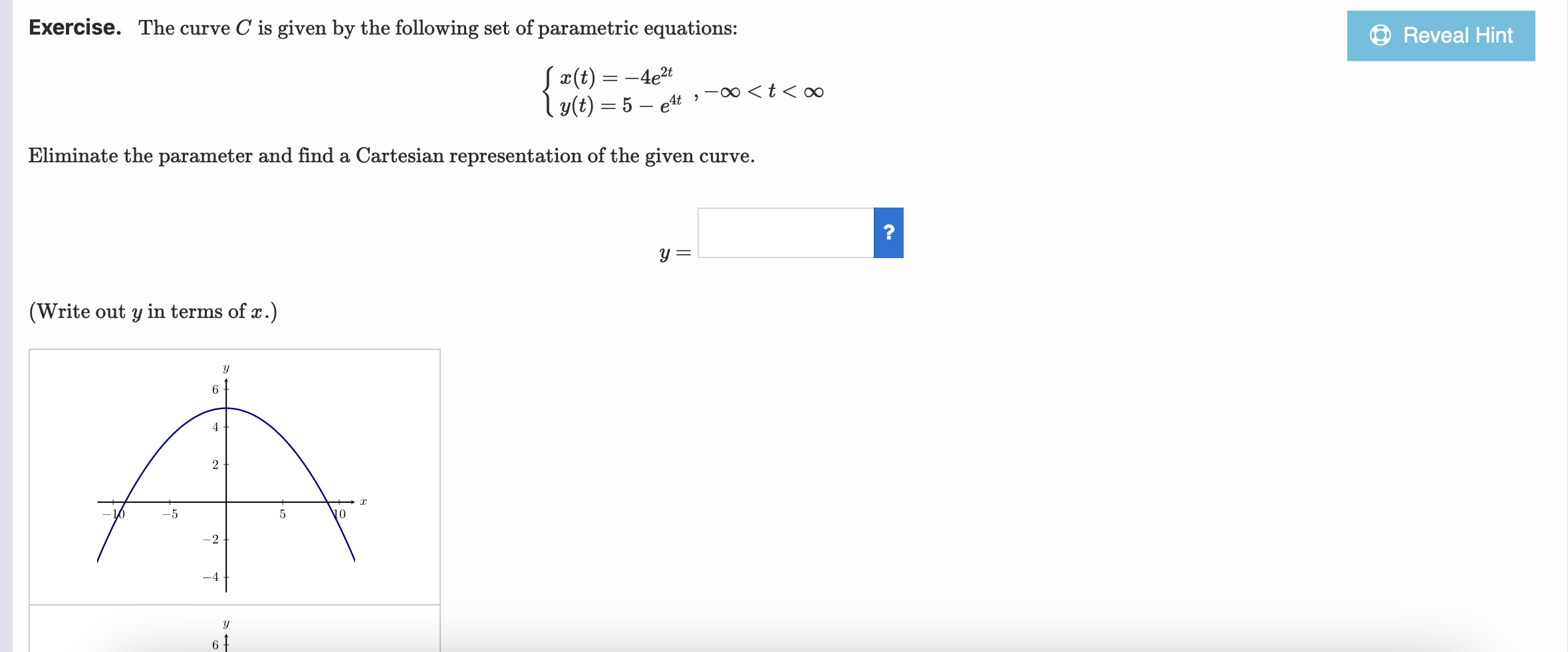 Solved Exercise. The curve C ﻿is given by the following set | Chegg.com