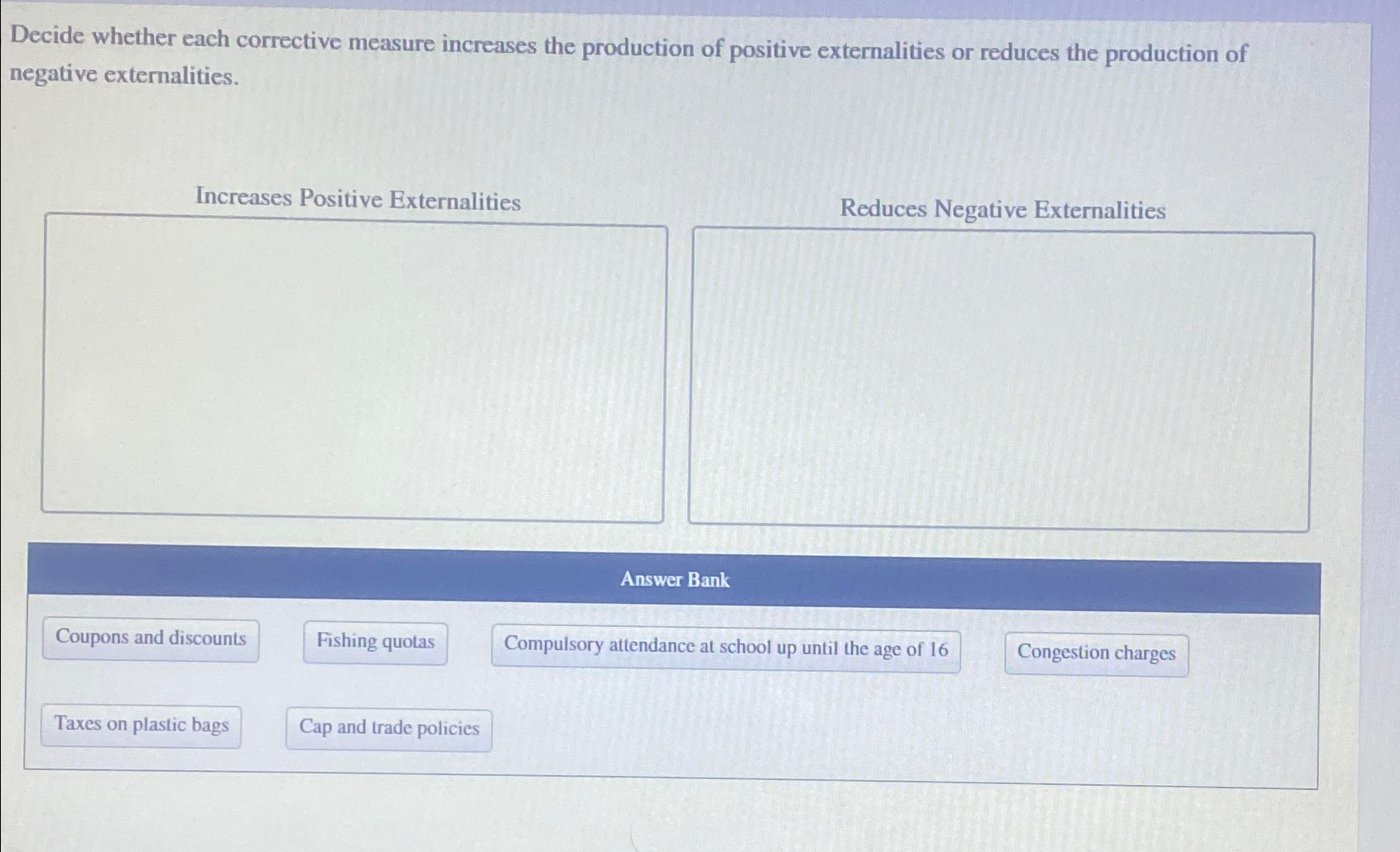 Solved Decide whether each corrective measure increases the | Chegg.com