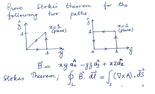 Solved Prove Stokis theorem for thefollowing two | Chegg.com