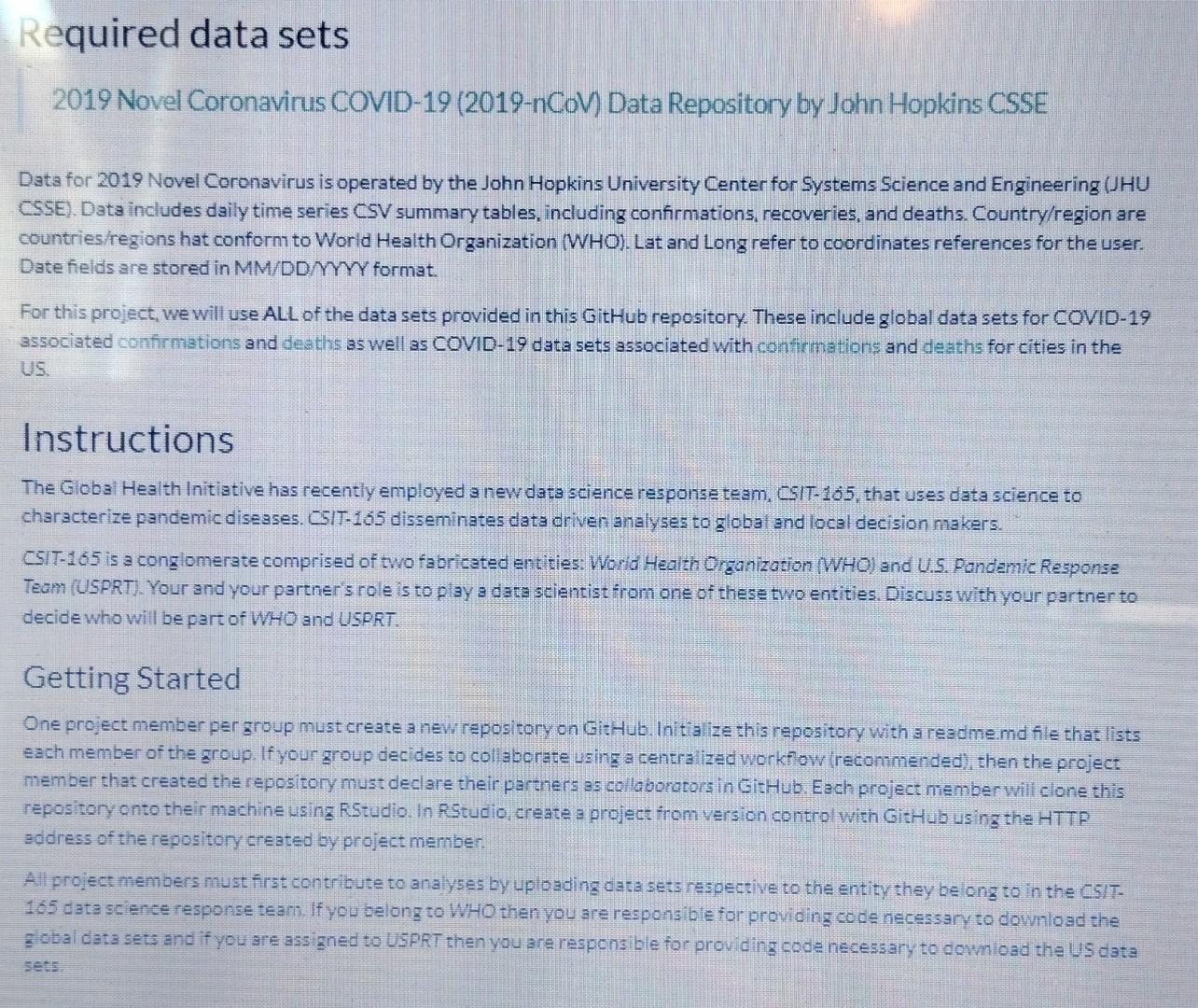 Solved CAnaralDamuinminameData for 2019 Novel Coronavirus is | Chegg.com