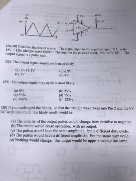 Solved (1) A low pass active filter is constructed using | Chegg.com