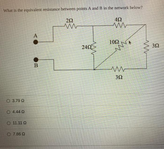 Solved Given the circuit below, what is the amount of | Chegg.com