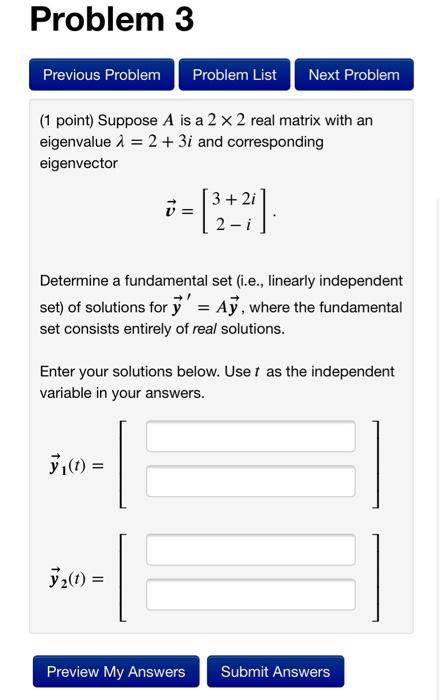 Solved Homework 6 3 Problem 2 Previous Problem Problem List 5116