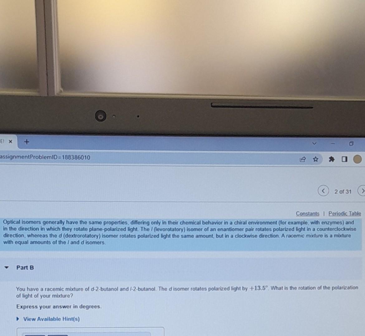 El X + assignment ProblemID=188386010 Constants | Chegg.com
