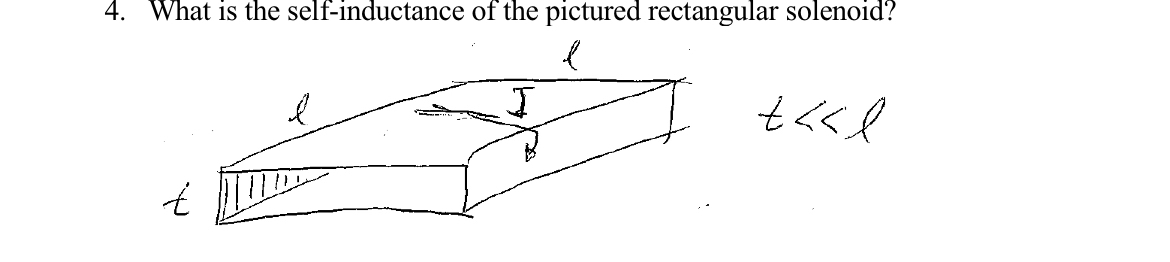 Solved What is the self-inductance of the pictured | Chegg.com