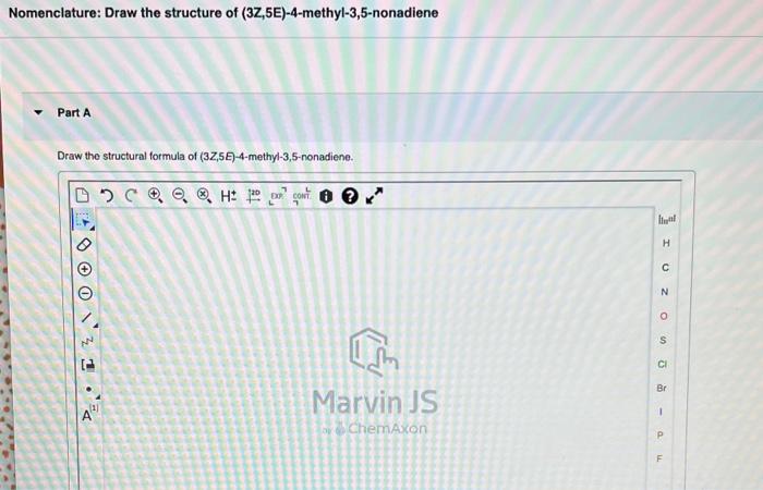 Solved Nomenclature: Draw the structure of | Chegg.com