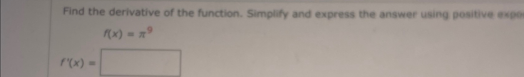 Solved Find the derivative of the function. Simplify and | Chegg.com