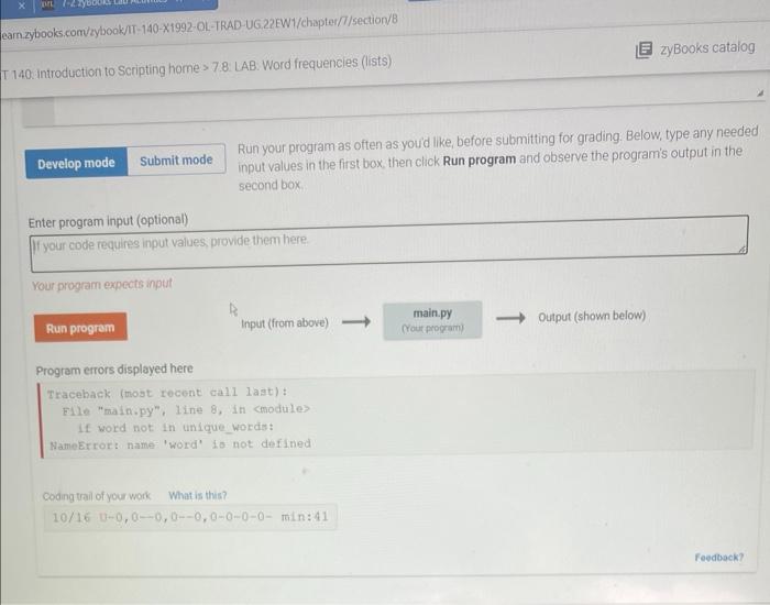 Solved Write a program that first reads in the name of an | Chegg.com