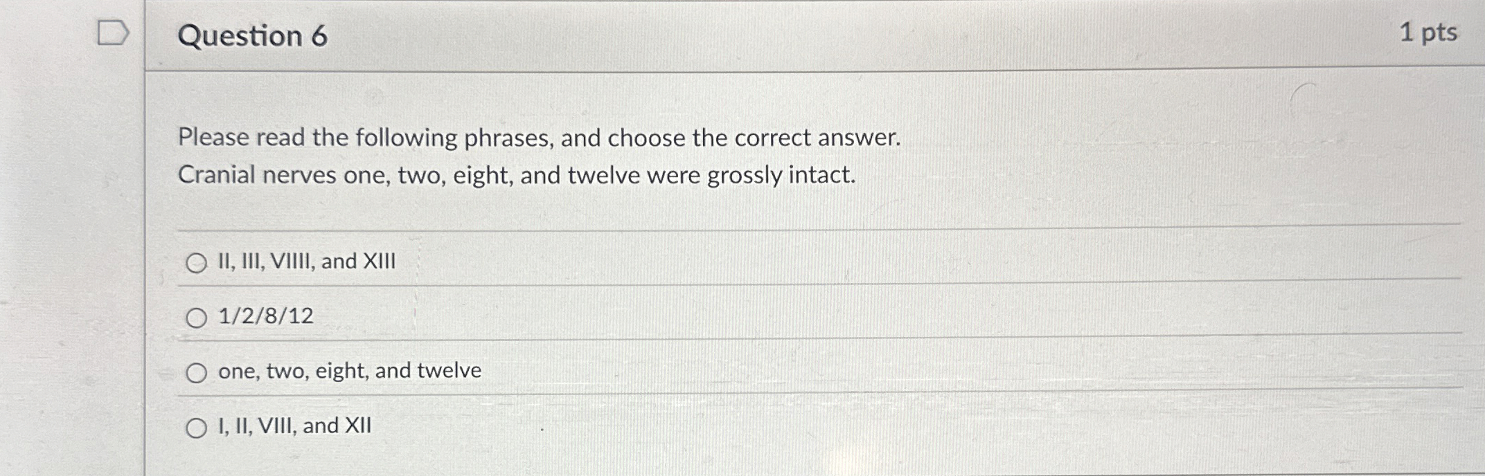 Solved Question 61 ﻿ptsPlease read the following phrases, | Chegg.com