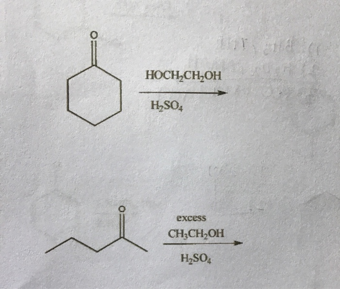 Solved НЮСНСНОН H2SO4 excess CH3CH2OH H2SO4 | Chegg.com