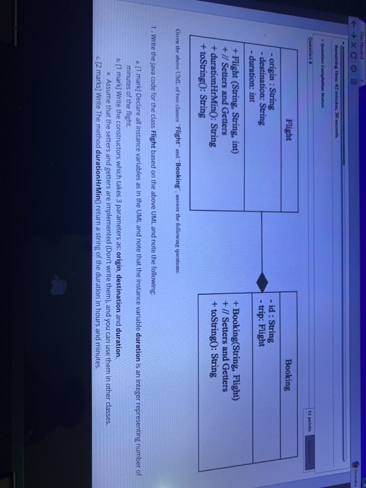 Solved Blackboard Question Completion St Questions Booking | Chegg.com