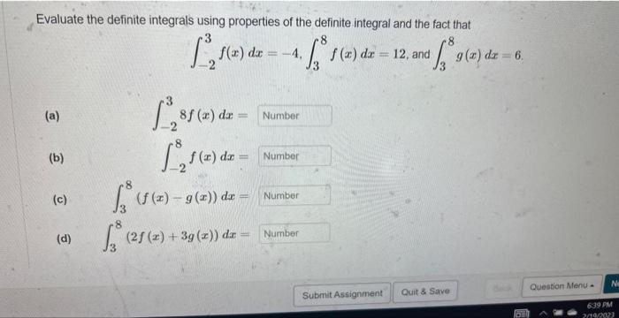 Solved Evaluate the definite integrals using properties of | Chegg.com