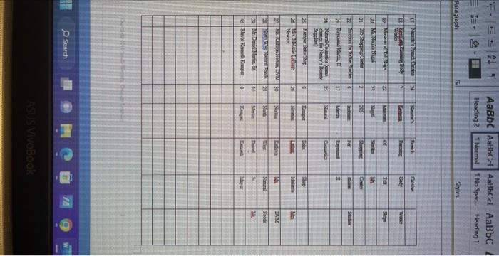 Records Management Chapter 3 Supplementary Activity