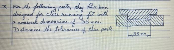 Solved 3. For the following parts, they have been -designed | Chegg.com