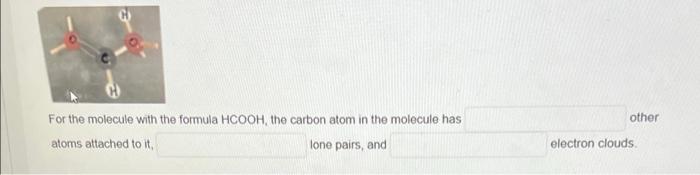 Solved For the molecule with the formula C2H3CI, each carbon | Chegg.com