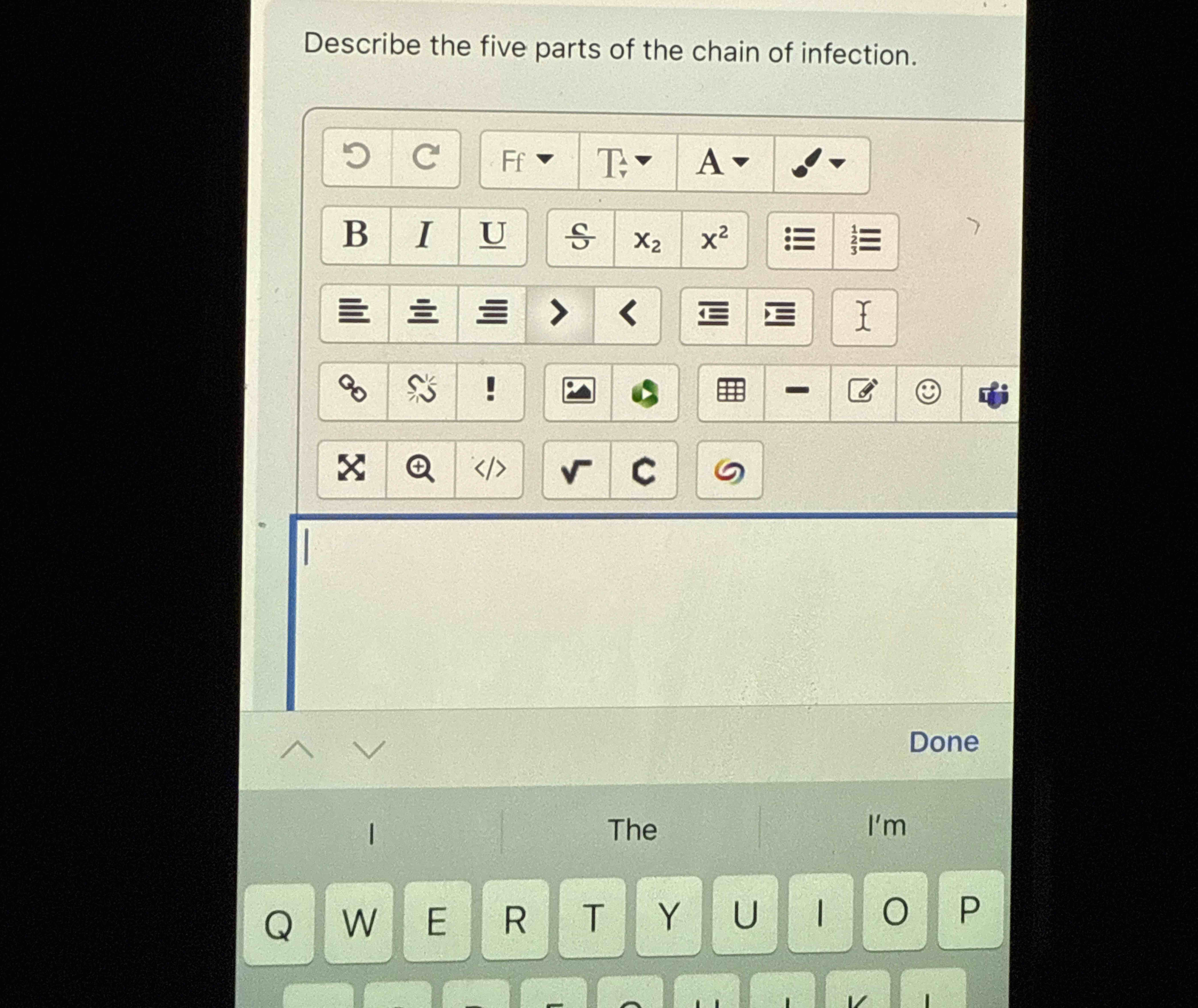 Solved Describe the five parts of the chain of infection. | Chegg.com