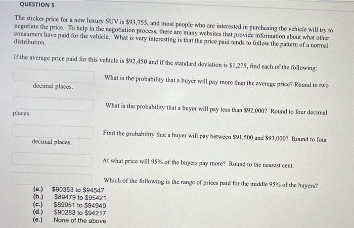Solved Suppose a random variable X has a normal distribution | Chegg.com
