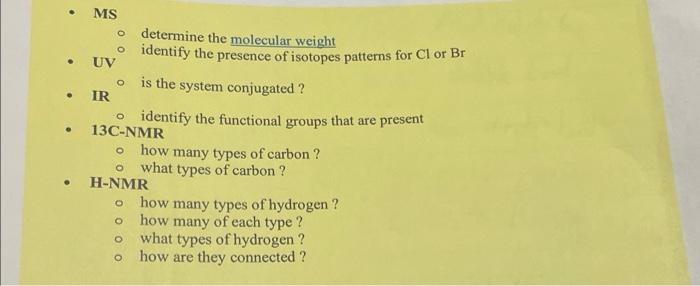 Solved SPECTROSCOPY PROBLEM WORKED EXAMPLE USING THE | Chegg.com