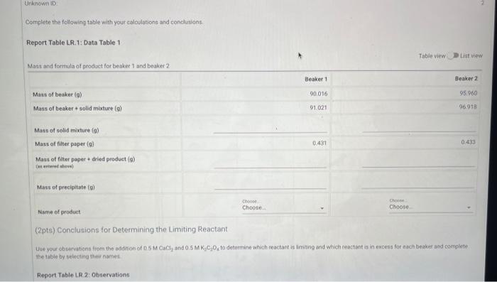 Solved The dried Substance is (Calcium oxalate monohydrate, | Chegg.com