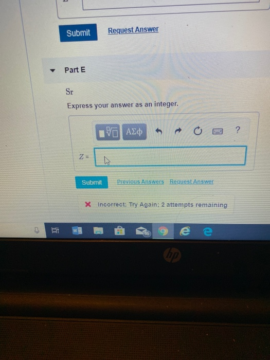Solved Submit Request Answer Part E Sr Express your answer | Chegg.com