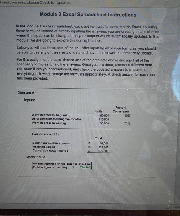 Solved i need major help entering the answers in excel | Chegg.com