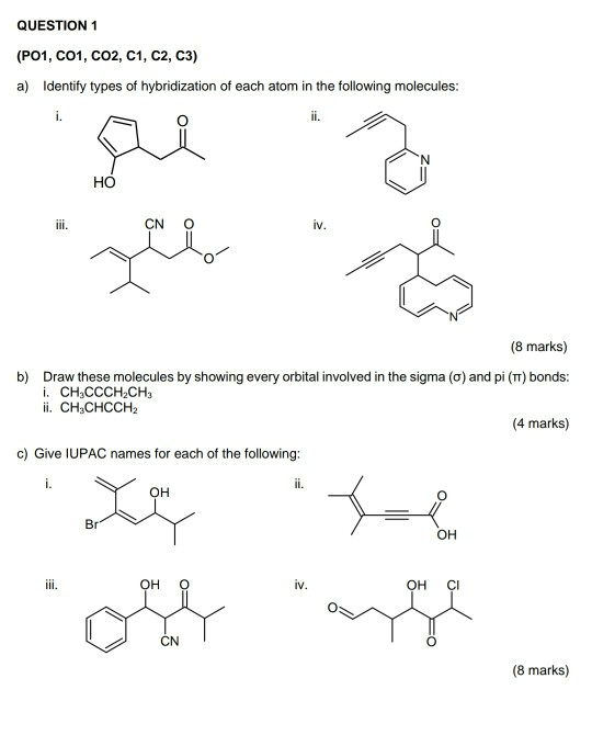 Solved QUESTION 1 (P01, C1, CO2, C1, C2, C3) a) Identify | Chegg.com Solved QUESTION 1 (P01, C1, CO2, C1, C2, C3) a) Identify | Chegg.com