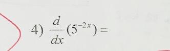 Solved ddx(5-2x)= | Chegg.com