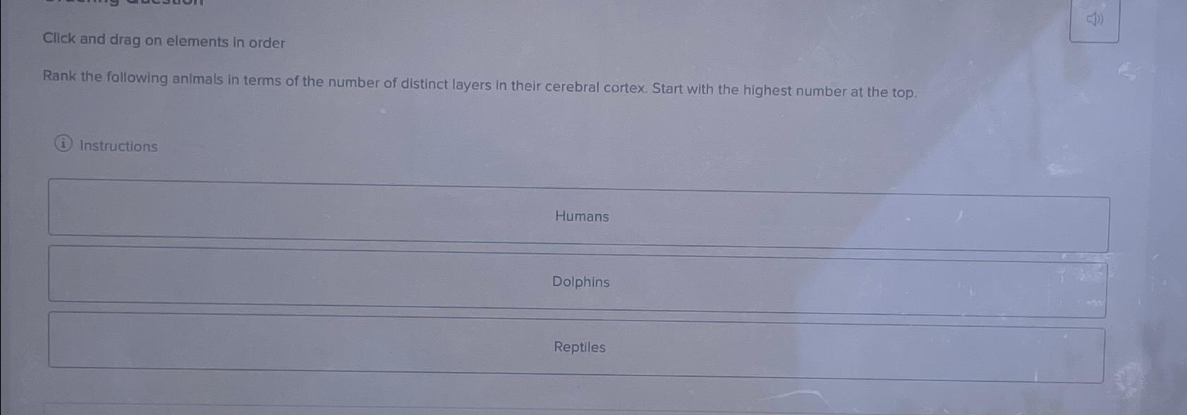 Solved Click and drag on elements in orderRank the following | Chegg.com