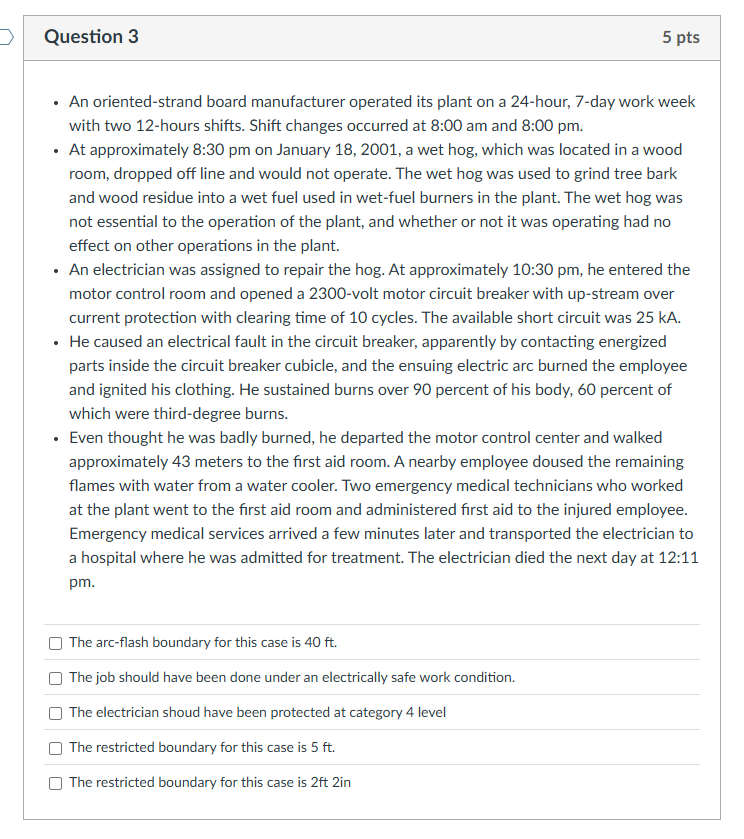 Solved Question 3- ﻿An oriented-strand board manufacturer | Chegg.com