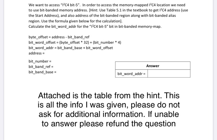 Solved the table is from the book "Arm assembly fundamentals | Chegg.com