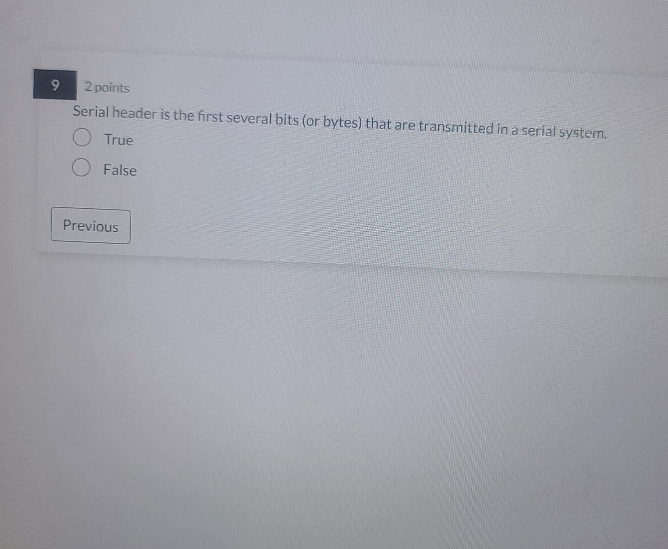 Solved Serial data packets contain the actual data to be | Chegg.com