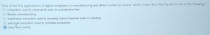 Solved "One of the first applications of digital computers | Chegg.com