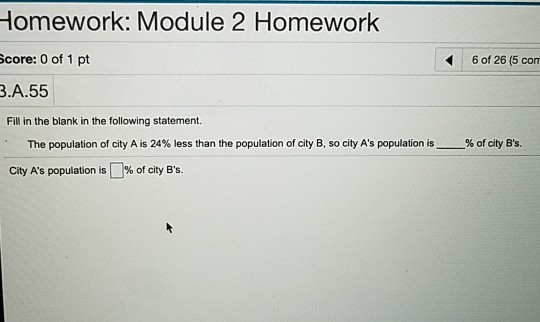 Solved Homework Module 2 Homework Score 0 Of 1 Pt 6 Of 26