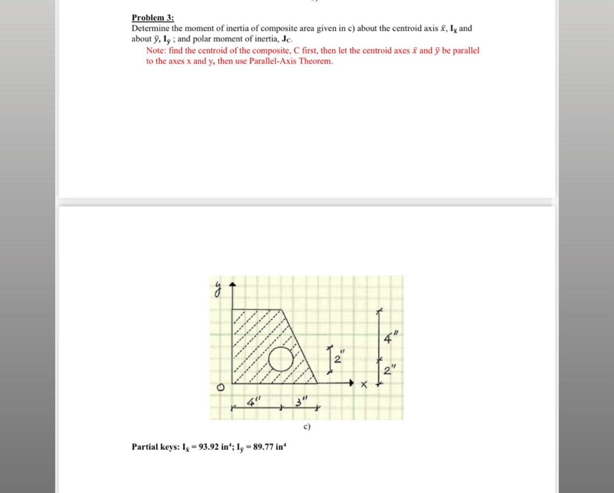 Solved Problem 3:(Handwritten Solution Please!)Thank | Chegg.com