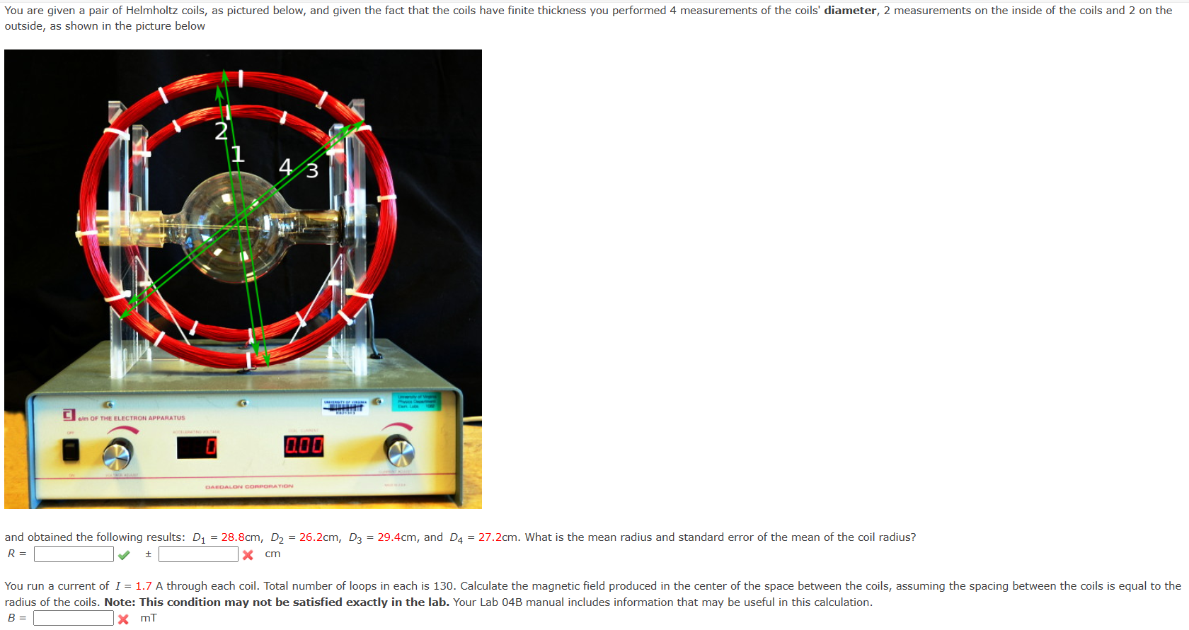 Solved outside, as shown in the picture belowand obtained | Chegg.com