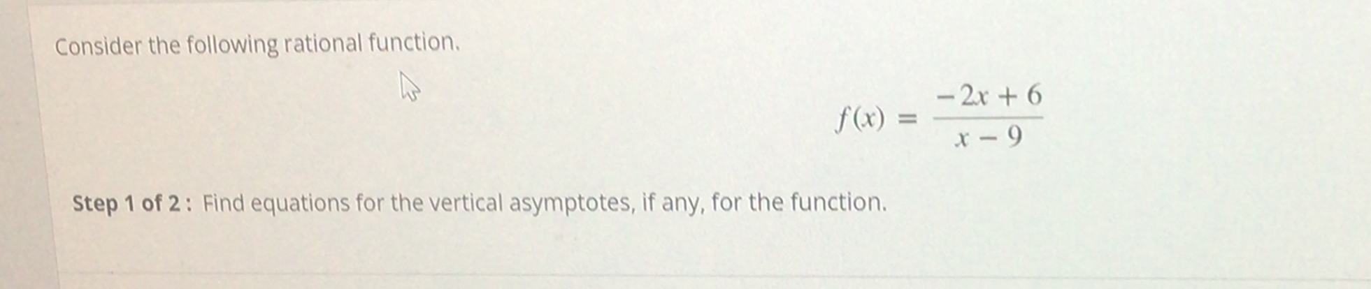 Solved Consider the following rational | Chegg.com