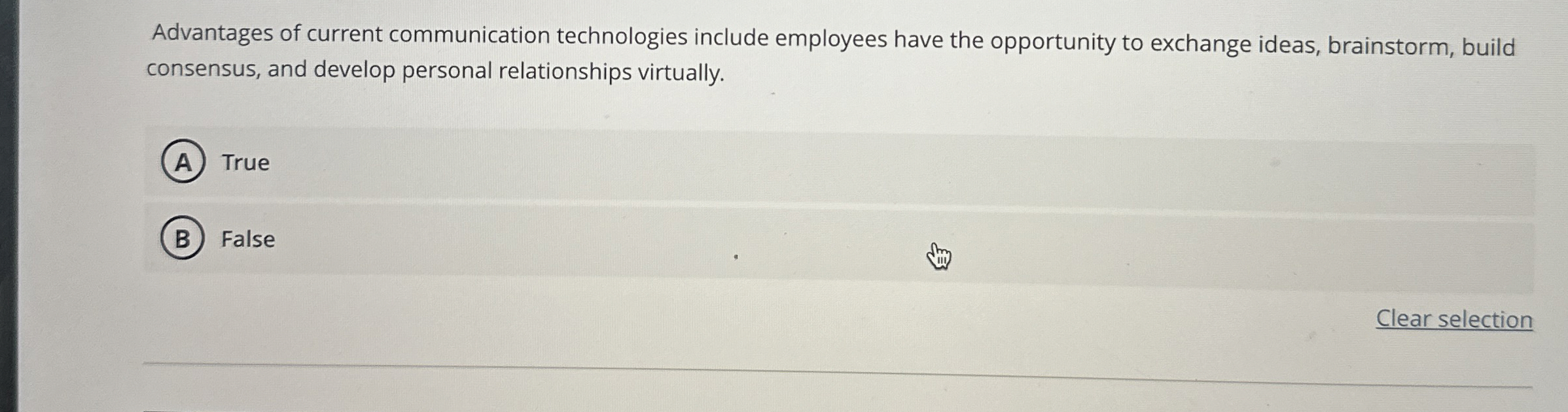 Solved Advantages of current communication technologies | Chegg.com