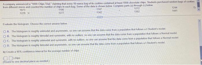 Solved a) Check the assumptions and conditions for inference | Chegg.com