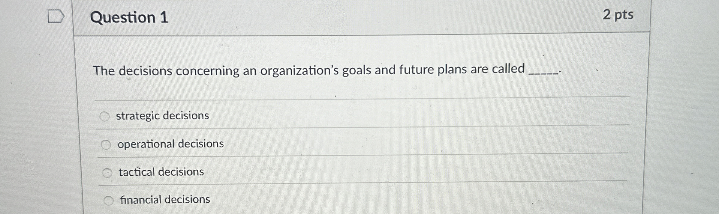 Solved Question 12 ﻿ptsThe decisions concerning an | Chegg.com