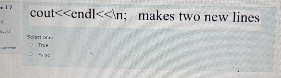 Solved on 16 short circuit evaluation causes the compiler to | Chegg.com