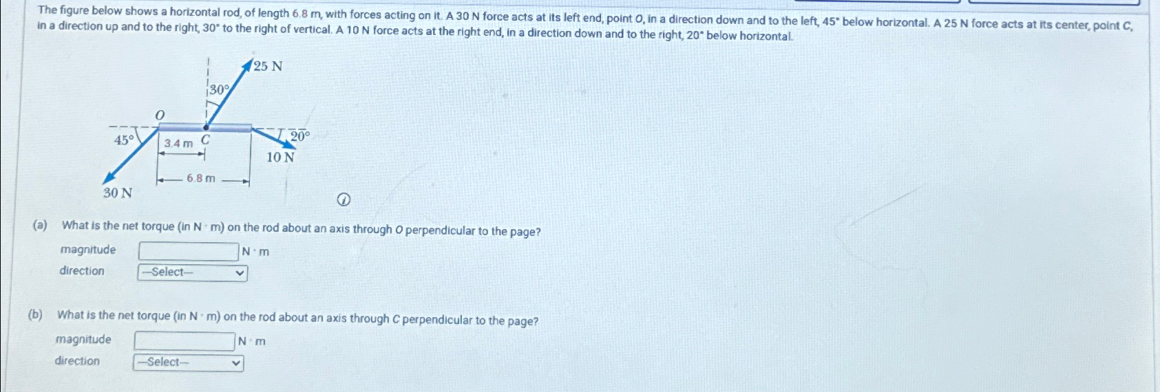 Solved The figure below shows a horizontal rod, of length | Chegg.com