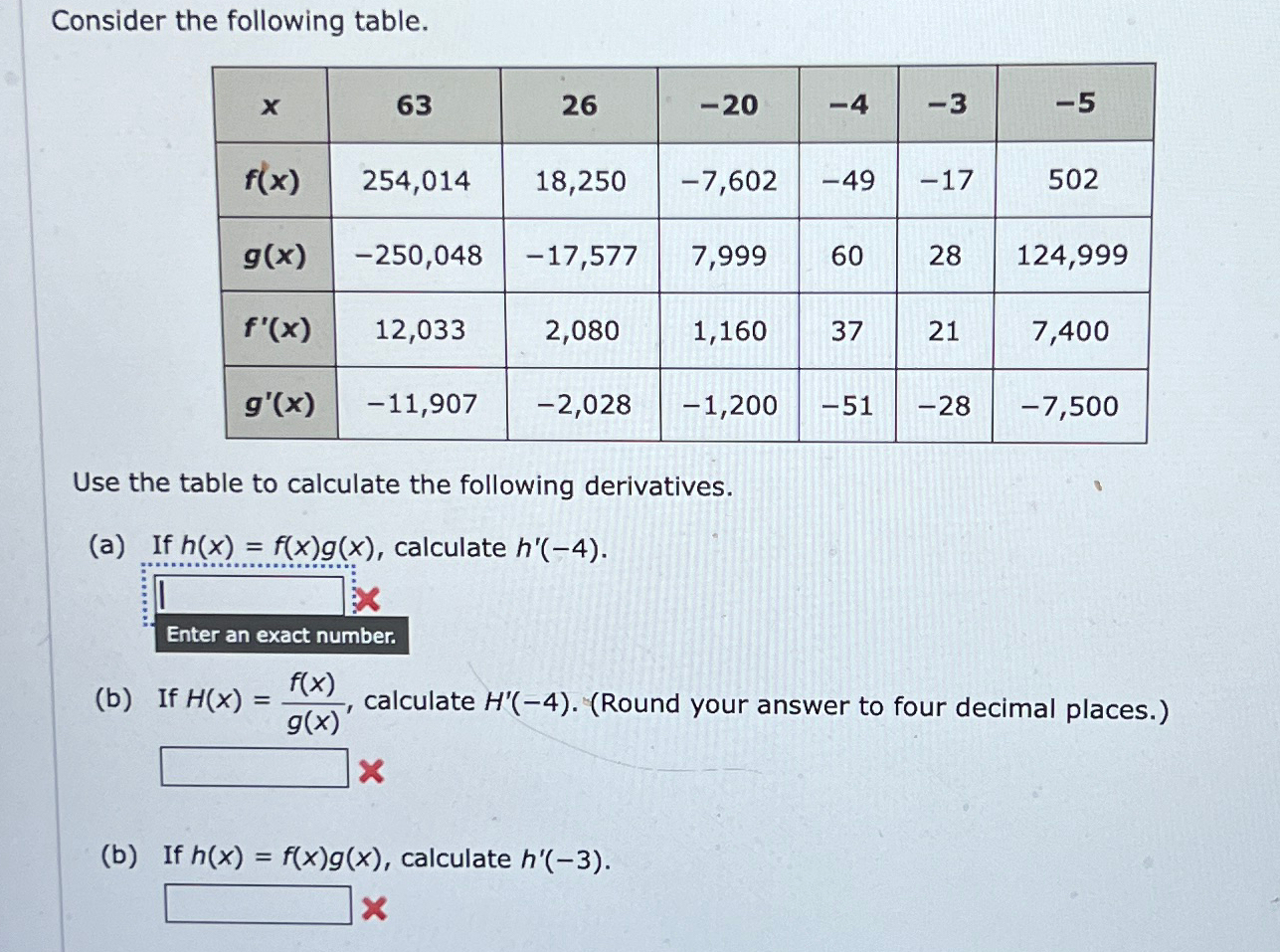 Solved Consider the following | Chegg.com